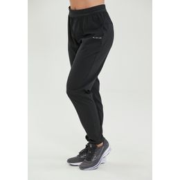 Stoffhose ELITE LAB "Run", Damen, Gr. 38, EURO-Gr&ouml;&szlig;en, schwarz, 90% Polyester, 10% Elasthan, unifarben, Hosen Stoffhose, mit praktischer QUICK DRY-Technologie