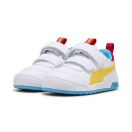 Sneaker Puma "Multiflex 2 Colour Sneakers Kinder", Kinder, Gr. 26, gelb (wei&szlig; pel&eacute; gelb), Obermaterial: Textil, Synthetik; Futter: Textil; Innensohle: Textil; Laufsohle: Gummi, Schuhe Sneaker