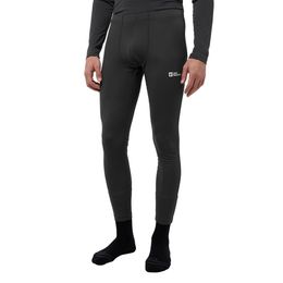 Funktionsleggings Jack Wolfskin "INFINITE LIGHT PANTS M", Herren, Gr. XXL (58), Normalgr&ouml;&szlig;en, schwarz, Obermaterial: 100% Polyester, Hosen