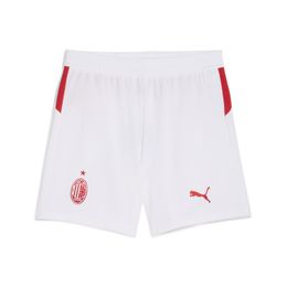 Sporthose Puma "AC Milan 25/26 Shorts Jugendliche", Mädchen, Gr. 164, Normalgrößen, weiß, Obermaterial: 100% Polyester, regular fit, Hosen