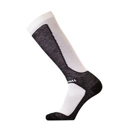 Socken UphillSport "SAARUA", Damen, Gr. 39-42, schwarz-wei&szlig; (schwarz, wei&szlig;), 36% Polyester, 32% Wolle, 16% Polypropylen, 15% Polyamid, mehrfarbig, Socken Socken, mit praktischer 4-Lagen-Struktur