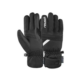 Skihandschuhe Reusch "Baldo R-TEX XT", Damen, Gr. 9, schwarz-wei&szlig; (schwarz, wei&szlig;), 80% Polyester, 19% Polyurethan, 1% Elasthan, mehrfarbig, Handschuhe, warm und wasserdicht