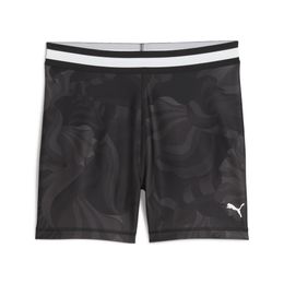 Trainingsshorts Puma "Puma STRONG Radlerhose Damen", Damen, Gr. L, Normalgr&ouml;&szlig;en, schwarz, Obermaterial: 15% Elasthan, 85% Polyester; Unterer Bund: 78% Polyester, 11% Nylon, 11% Elasthan, eng, Hosen