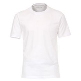 T-Shirt Casamoda "Casamoda T-Shirt Doppelpack uni", Herren, Gr. 4XL, weiß, 100% Baumwolle, Shirts