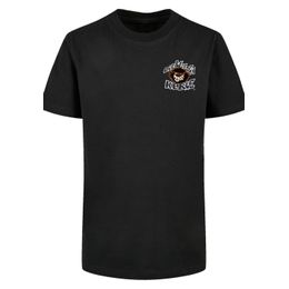 T-Shirt F4NT4STIC "Die Wilden Kerle Logo", Mädchen, Gr. 110/116, schwarz, Obermaterial: 100% Baumwolle, regular fit, Rundhals, ohne Bündchen, Shirts, Premium Qualität