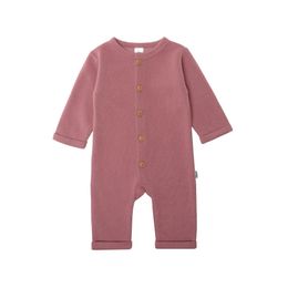 Overall Liliput, M&auml;dchen, Gr. 56, EURO-Gr&ouml;&szlig;en, rosa, 80% Baumwolle, 20% Polyester, Overalls Overall, aus weichem, geripptem Material