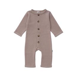 Overall Liliput "braun", M&auml;dchen, Gr. 62, EURO-Gr&ouml;&szlig;en, braun, 80% Baumwolle, 20% Polyester, Overalls Overall, mit umgeschlagenem Saum
