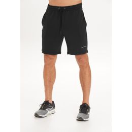 Shorts Endurance "Loweer", Herren, Gr. L, US-Gr&ouml;&szlig;en, schwarz, 50% Viskose, 45% Polyester, 5% Elasthan, unifarben, normal, Hosen Shorts, mit praktischem Dehnbund