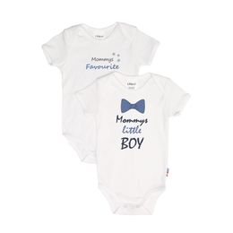 Body Liliput, Jungen, Gr. 62/68, EURO-Gr&ouml;&szlig;en, wei&szlig;, 100% Baumwolle, bedruckt, kurz, Bodys Body, mit niedlichem Print