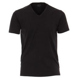 T-Shirt Venti "Venti T-Shirt Doppelpack uni", Herren, Gr. L, schwarz, 95% Baumwolle, 5% Elasthan, Shirts