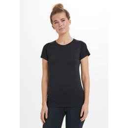 ENDURANCE ATHLECIA Funktionsshirt ATHLECIA "JULEE", Damen, Gr. L/XL, schwarz, 100% Polyamid, unifarben, normal, Rundhals, Shirts Funktionsshirt, aus hochwertigem Funktionsmaterial