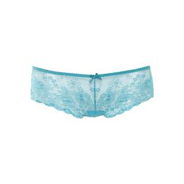 Lascana Damen Hipster, Gr. 44adria blau, Spitze, Obermaterial: 90% Polyamid, 10% Elasthan, unifarben, Unterhosen, aus zarter Spitze