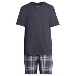 Schiesser Pyjama kurz 'Night & Home' Herren Gr&ouml;&szlig;e XXXL dunkelblau