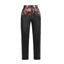JIORO Hose 'VINTAGE FLOWERS' Damen Gr&ouml;&szlig;e 42 schwarz