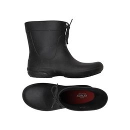 Crocs Stiefel Damen Gr&ouml;&szlig;e 40.5 Second Hand schwarz