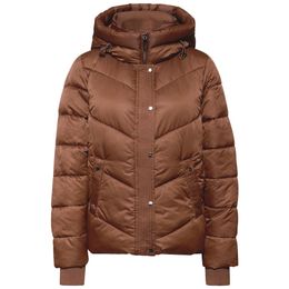 Street One Studio Gef&uuml;tterte Jacke Damen Gr&ouml;&szlig;e M braun Winterjacke