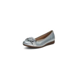 Gabor - Ballerina, silber, Gr. 37.5 - Leder
