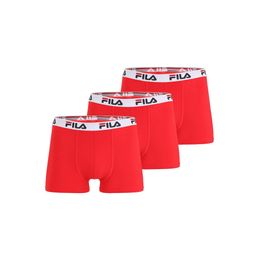 Fila Boxershorts Herren Gr&ouml;&szlig;e S rot / schwarz / wei&szlig;