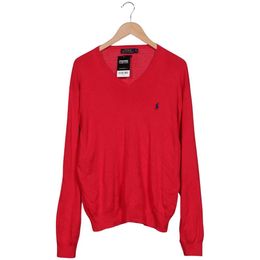 Polo Ralph Lauren Pullover Herren Gr&ouml;&szlig;e XL Second Hand rot