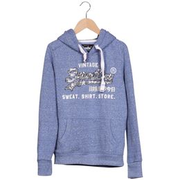 Superdry Kapuzenpullover Damen Größe M Second Hand hellblau