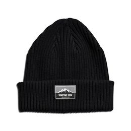 SOMETIME SOON Beanie boy Black size One Size