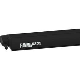 Fiamma F80s 370 Ducato Paket Markise inkl. Adapter Geh&auml;usefarbe Deep Black Tuchfarbe Royal Grey 370 cm - Kassettenmarkisen