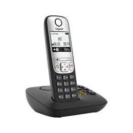 Gigaset A690 A, analoges Telefon schwarz, DECT, Anrufbeantworter
