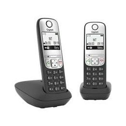 Gigaset A690 Duo, analoges Telefon schwarz, DECT