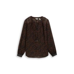 Tom Tailor Bluse Damen Gr&ouml;&szlig;e XXL dunkelbraun / schwarz