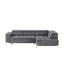 Ecksofa mit verstellbaren Kopfst&uuml;tzen Arte grau Ma&szlig;e (cm): B: 284 H: 97 T: 200.0 Sofas > Sofas nach Material > Stoffsofas &raquo; Sofa DE