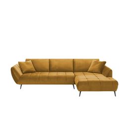 bobb Ecksofa mit Sitztiefenverstellung Carly gelb Ma&szlig;e (cm): B: 313 H: 90 T: 215.0 Sofas > Sofas nach Material > Stoffsofas &raquo; Sofa DE
