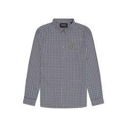 Lyle & Scott Lyle & Scott Hemd Herren Gr&ouml;&szlig;e S dunkelgr&uuml;n / altrosa / wei&szlig;