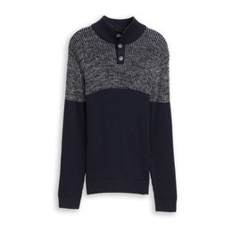 Tom Tailor Pullover Herren Gr&ouml;&szlig;e XXXL dunkelblau / wei&szlig;