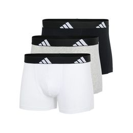adidas Sportswear Boxershorts 'Active Flex' Herren Gr&ouml;&szlig;e L grau / schwarz / wei&szlig;