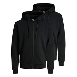 Jack & Jones Jack & Jones Zip-Up Hoodie 'Bradley' male Black size M