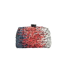 NAL&igrave; Clutch 'CASSIE' Herren Gr&ouml;&szlig;e One Size blau / rot / wei&szlig;