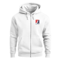 Neverless Zip-Up Hoodie 'Sunday Cycling Club' male White size S