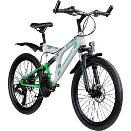 Zündapp Zündapp Blue 5.0 Mountainbike Fully 24 Zoll Fahrrad 130-150cm MTB ab 8 Jahre