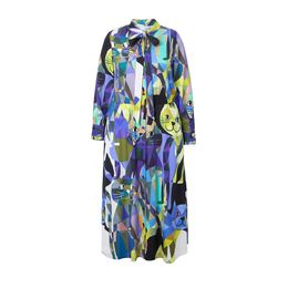 Ulla Popken Shirt Dress female Blue size 62-64