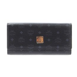MCM Geldb&ouml;rse / Etui Damen Gr&ouml;&szlig;e One Size Second Hand schwarz