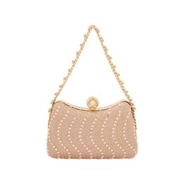 NAEMI Clutch Damen Gr&ouml;&szlig;e One Size champagner