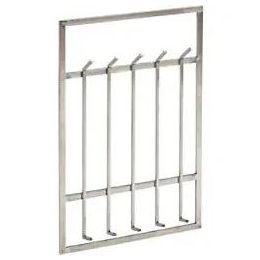 Wohnling Garderobe WL6.442 Metall Silber Wandhalterung 10 Haken