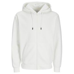 Jack & Jones Jack & Jones Zip-Up Hoodie 'Bradley' male White size XS