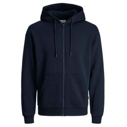 Jack & Jones Jack & Jones Zip-Up Hoodie 'Bradley' male Blue size XL