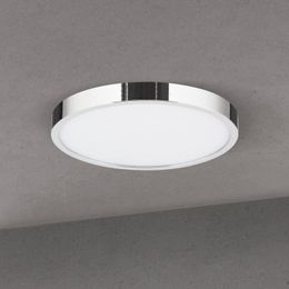 Orion LED-Deckenlampe Disc, chromfarben, Ø 24 cm, CCT, Metall
