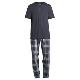Schiesser Pyjama kurz 'Night & Home' Herren Gr&ouml;&szlig;e XXL dunkelblau
