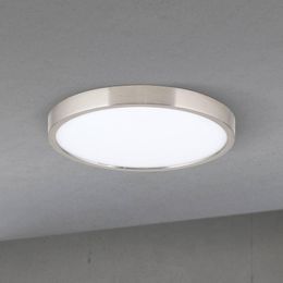 Orion LED-Deckenlampe Disc, nickelfarben satiniert, &Oslash; 24 cm, CCT