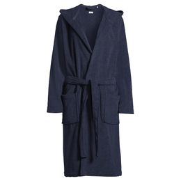 Seidensticker Long Bathrobe 'Robe' female Blue size XXL