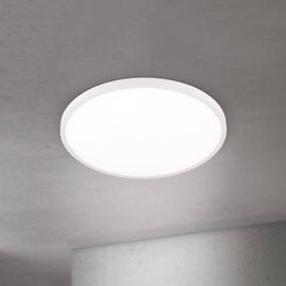 Orion LED-Deckenlampe Disc, wei&szlig; &Oslash; 60 cm, CCT, Metall/Kunststoff