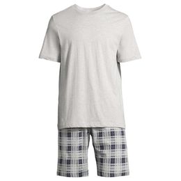 Schiesser Short Pajamas 'Night & Home' male Grey size XL